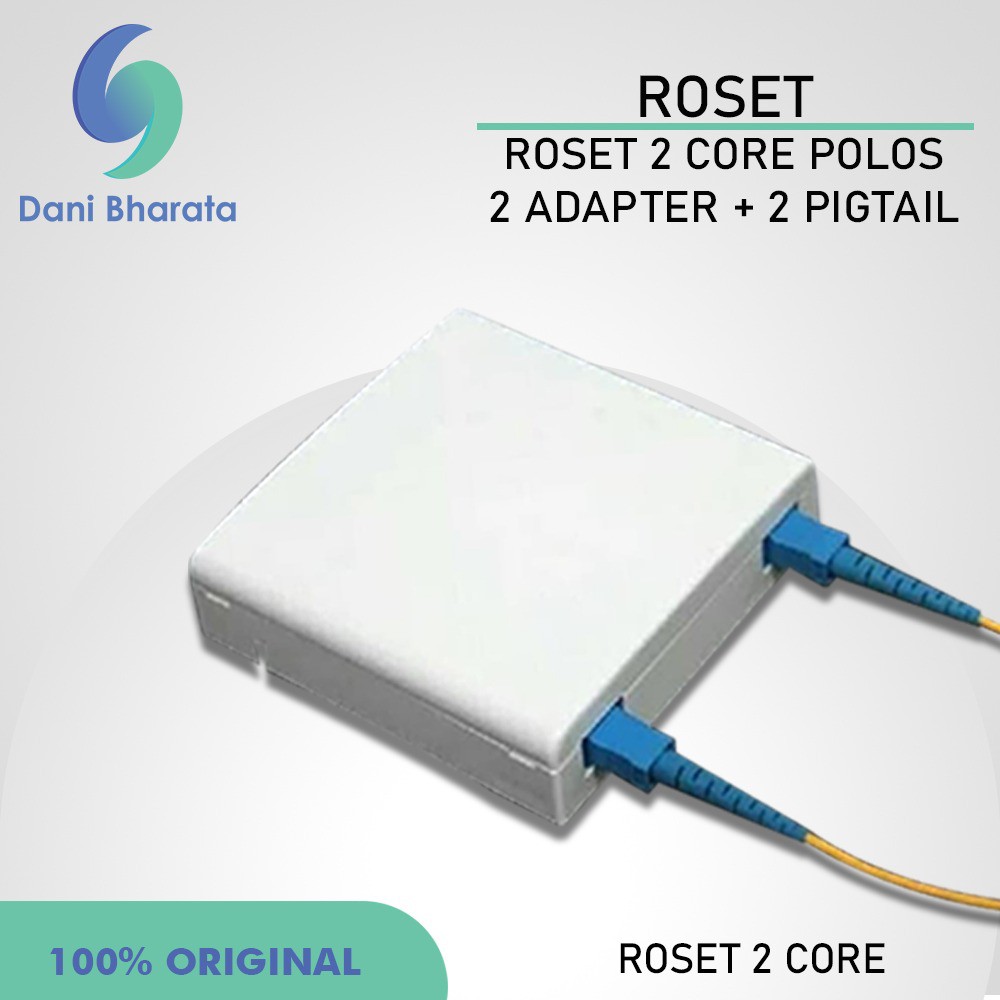 Jual ROSET FO 2 CORE Lengkap Pigtail & Adapter Fiber Optik Roset FTTH ...