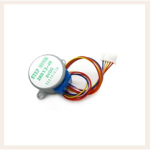 Jual Stepper Motor 5v 4 Phase 5 Wire 28BYJ-48-5V Gear Step DC Motor 5 ...