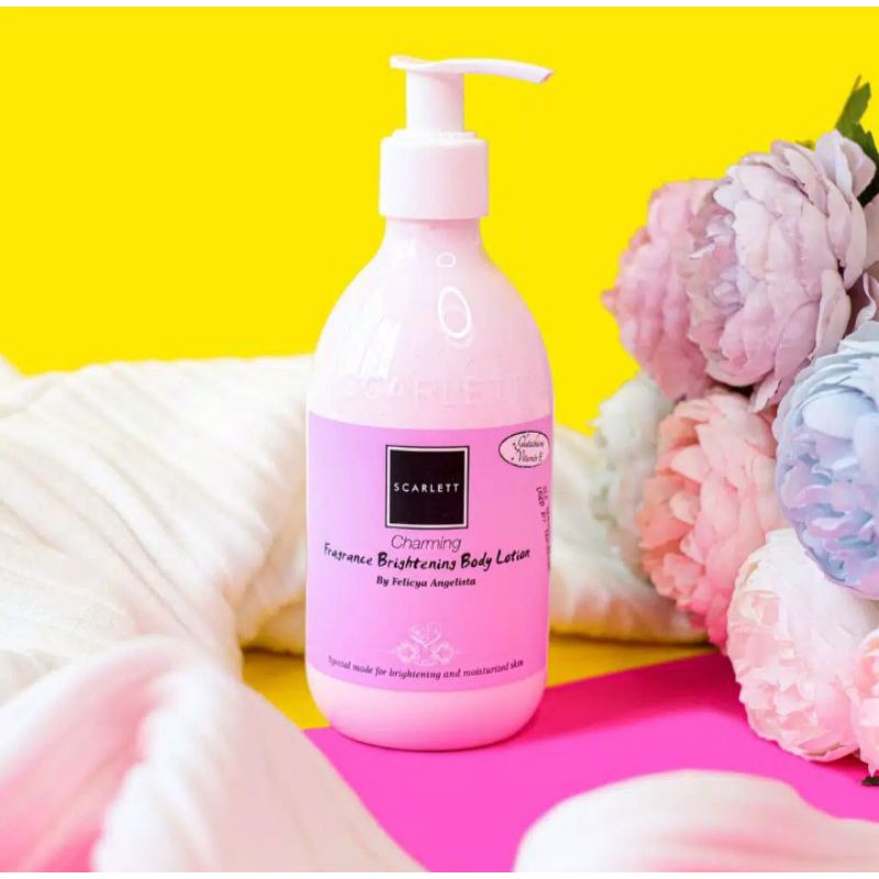 Jual Body Lotion scarlett whitening (charming) | Shopee Indonesia