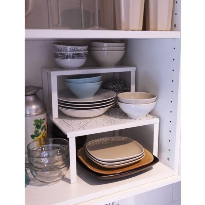 Jual Sisipan Rak Dapur Sekat Rak Lemari Dapur Rak Piring Rak Bumbu ...
