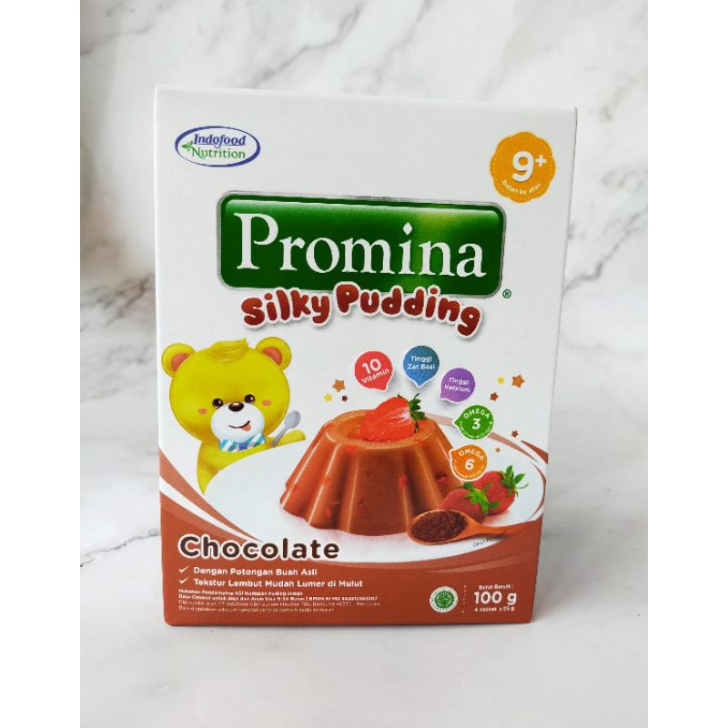 Jual Promina Silky Puding Cokelat 100 gr Promina pudding 100g Chocolate ...