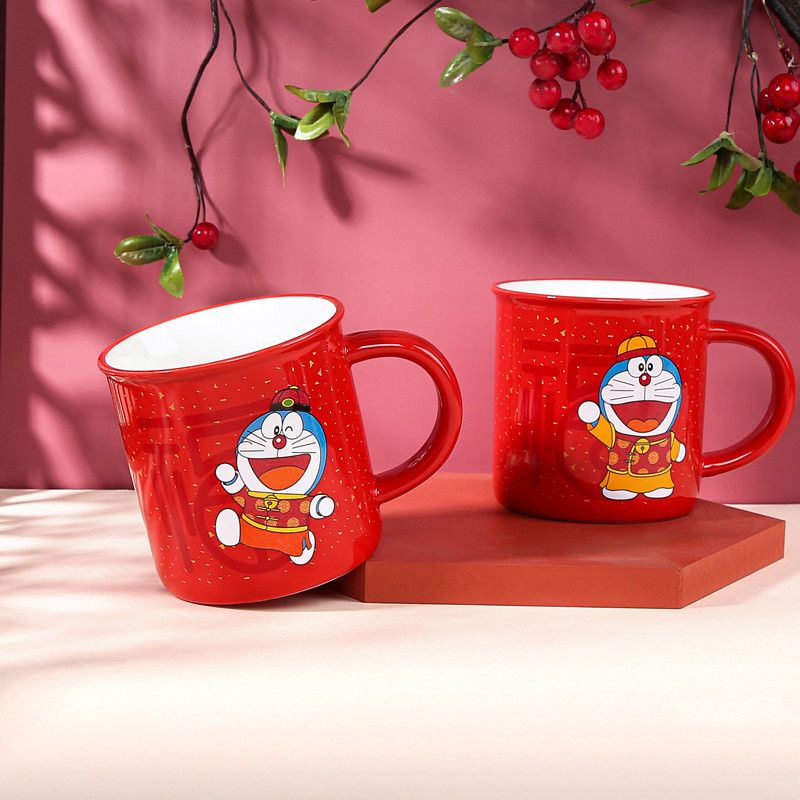 Jual Roemahsoelthan37. Mug Ceramic Doraemon CNY 2024 | Mug Imlek imlek ...