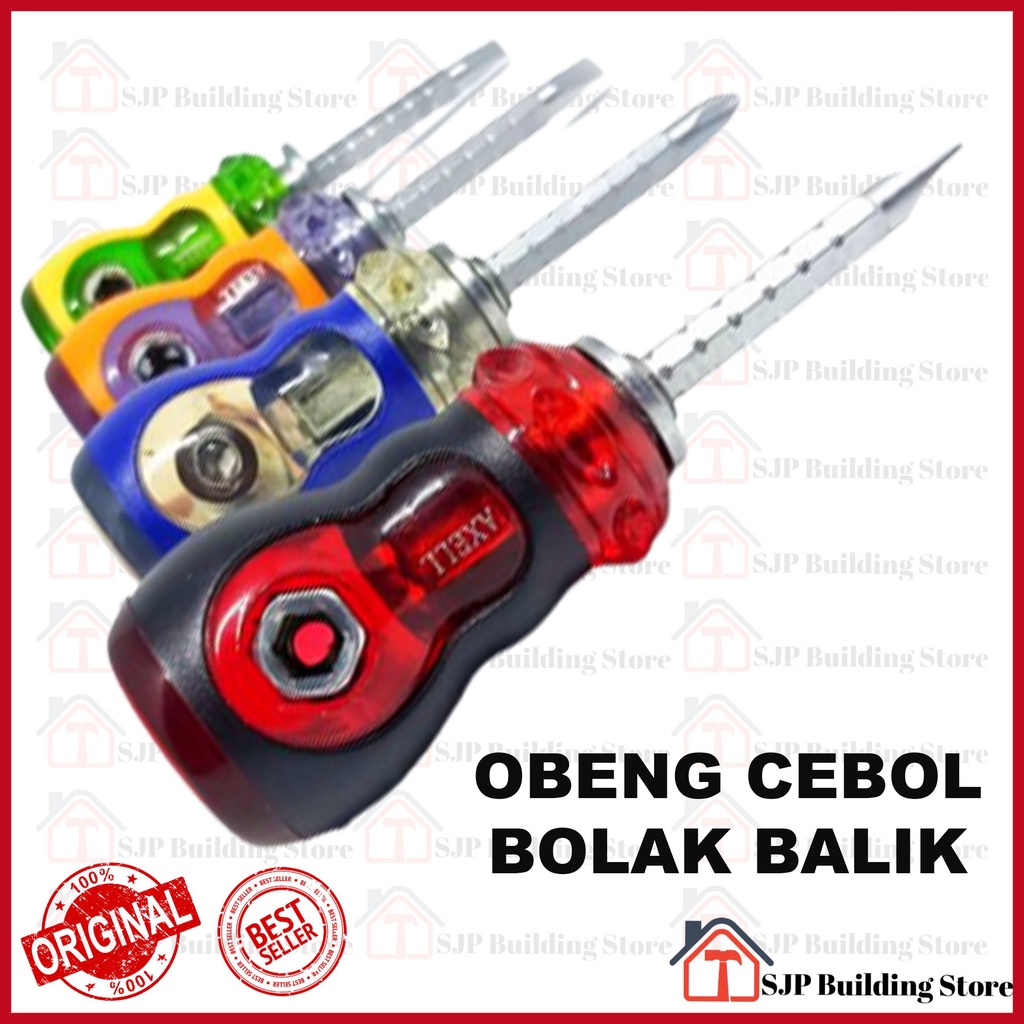 Jual [COD] OBENG BOLAK BALIK CEBOL OBENG MINI CEBOL +/- 2WAY GAGANG PVC ...