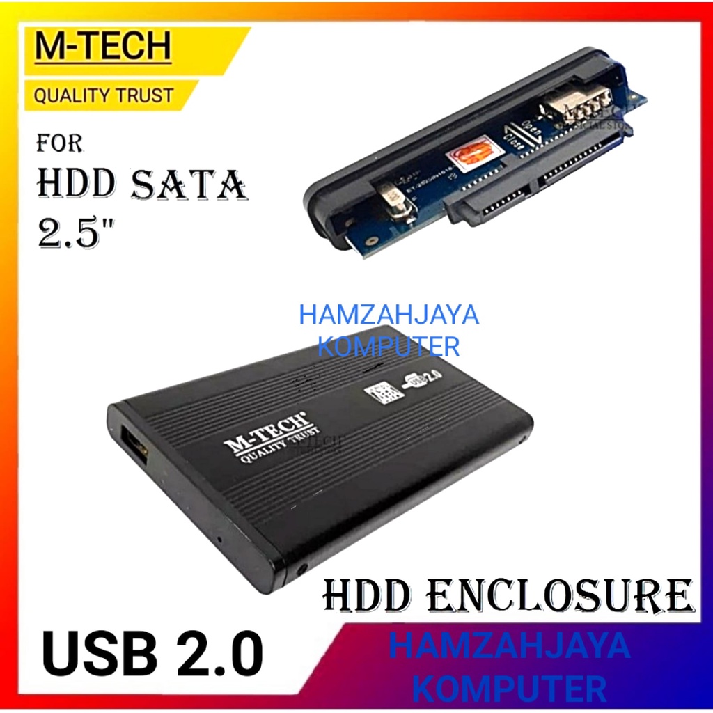 Jual casing / kesing hdd / hardisk external sata 2.5 m-tech usb 2.0 | Shopee Indonesia