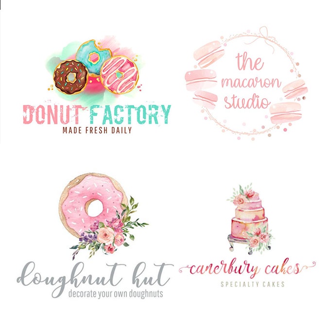 Jual jasa desain logo olshop custom roti elegant | Shopee Indonesia