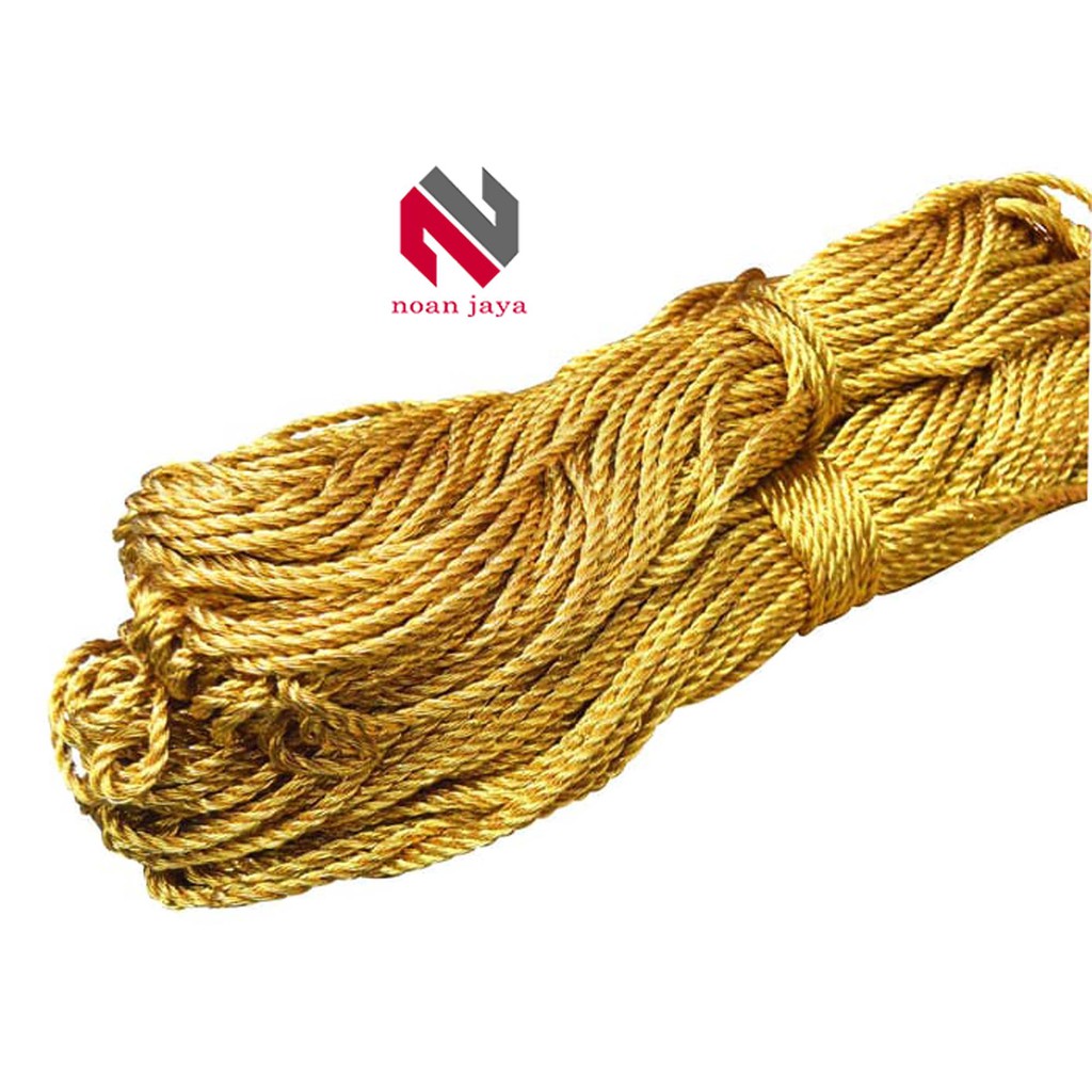 Jual TALI TAMBANG EMAS UKURAN 5 MM PER 45 METER | Shopee Indonesia