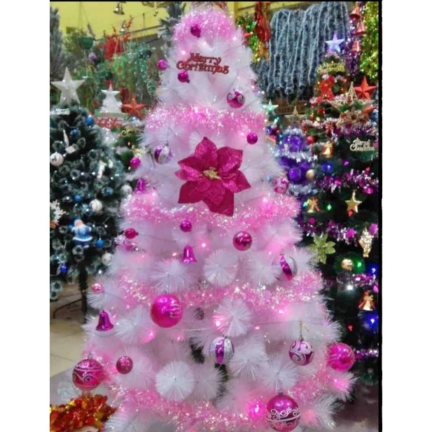 Jual pohon natal deluxe warna putih | Shopee Indonesia
