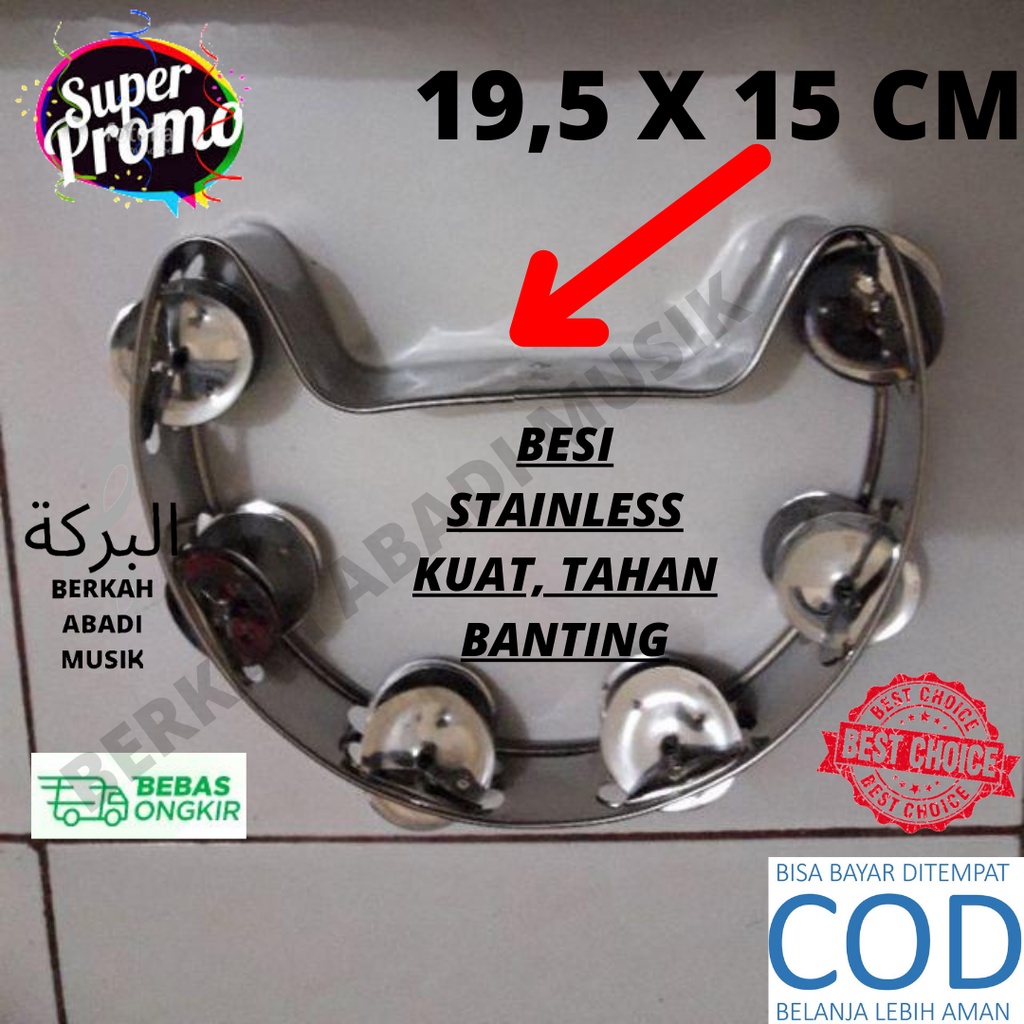 Jual tamborin murah tamborin ecek tamborin kecrek tamborin kecrekan ...