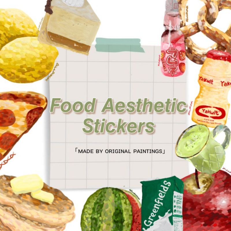 Jual Food painting stickers ( Original Paintings) | Shopee Indonesia