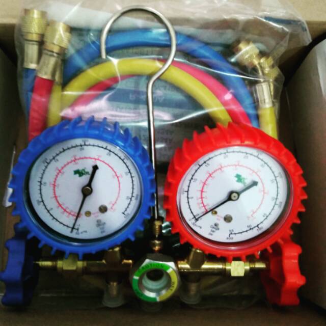 Jual Brass Manifold Gauge Set R410a/R32 | Shopee Indonesia