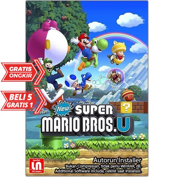 Jual New SUPER MARIO BROS. U - PC Game Adventure - Download Langsung ...