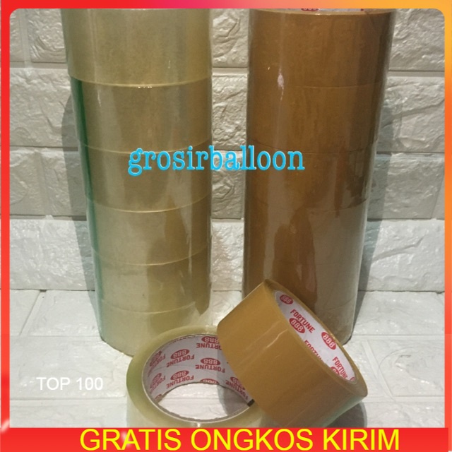 Jual Lakban coklat dan bening 72 yard dan 90yard Depok | Shopee Indonesia