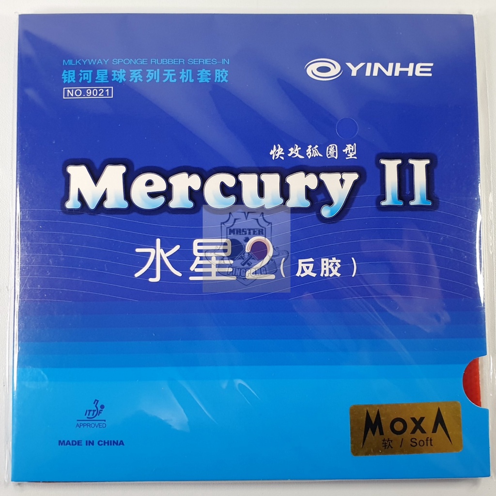 Jual Yinhe Mercury II Soft Sponge 2.2mm - Karet Bat Pingpong Rubber Bet ...