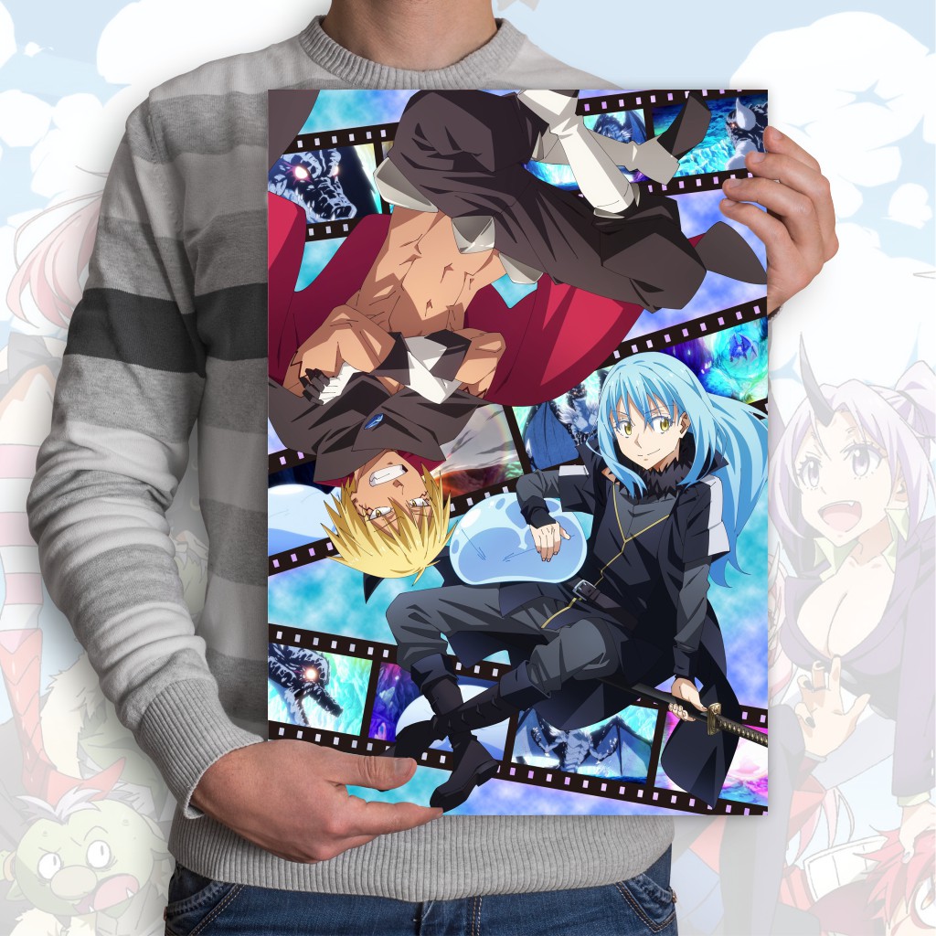 Jual Poster Tensei Shitara Slime Datta Ken Tensura Anime Rimuru Shion ...