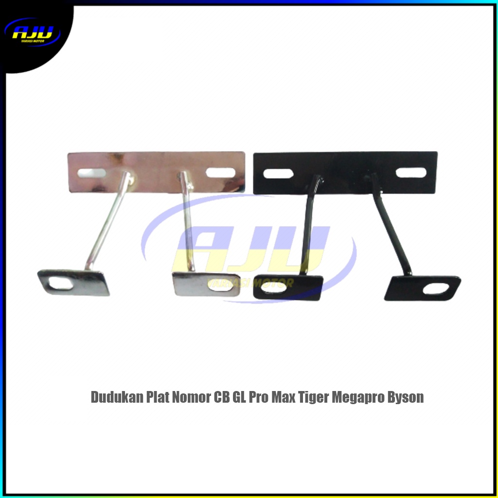 Jual Dudukan Plat Nomor Honda CB GL Pro Max Tiger Megapro Byson AJV ...
