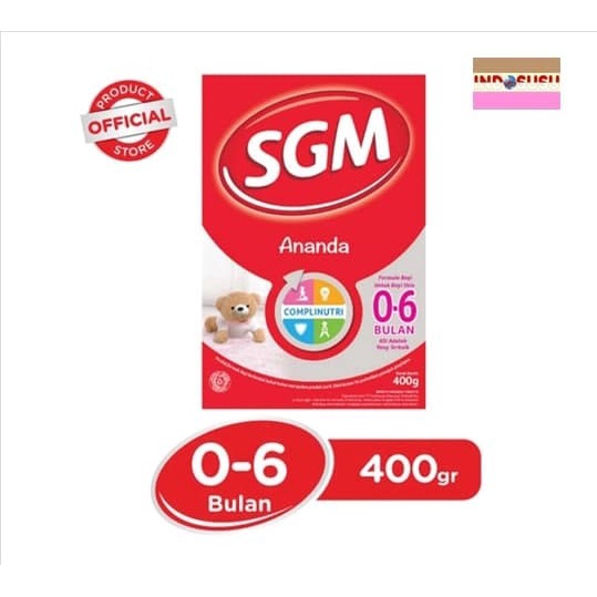Jual SGM ANANDA 1 Susu Formula Bayi 0-6 bln 400 GR | Shopee Indonesia
