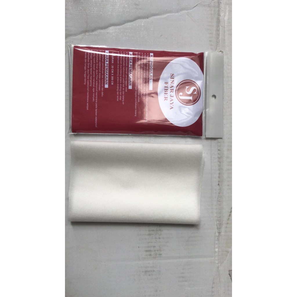 Jual Serat tisu / serat fiber polyester meteran Membrane aquaproof 30 ...