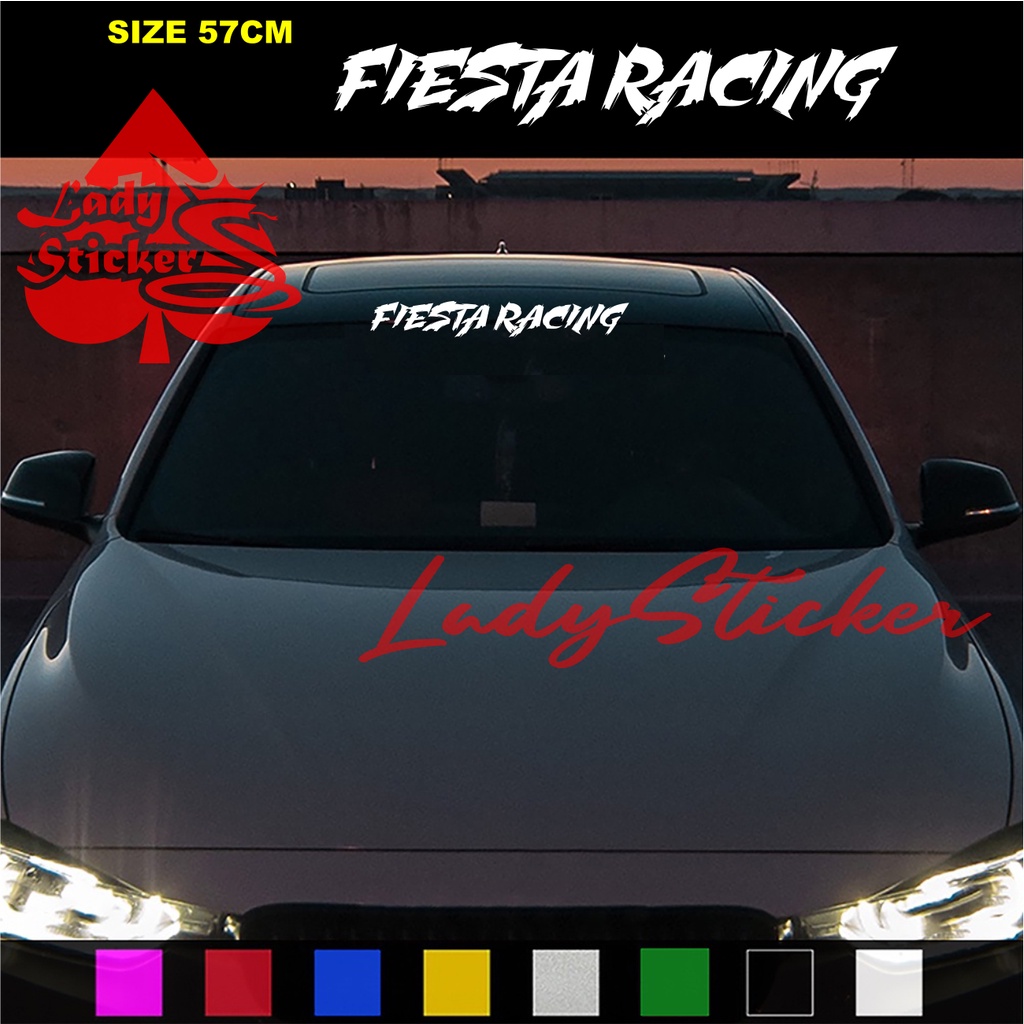 Jual STIKER KACA FIESTA STICKER WINDSHIELD MOBIL MITSUBISHI FIESTA ...