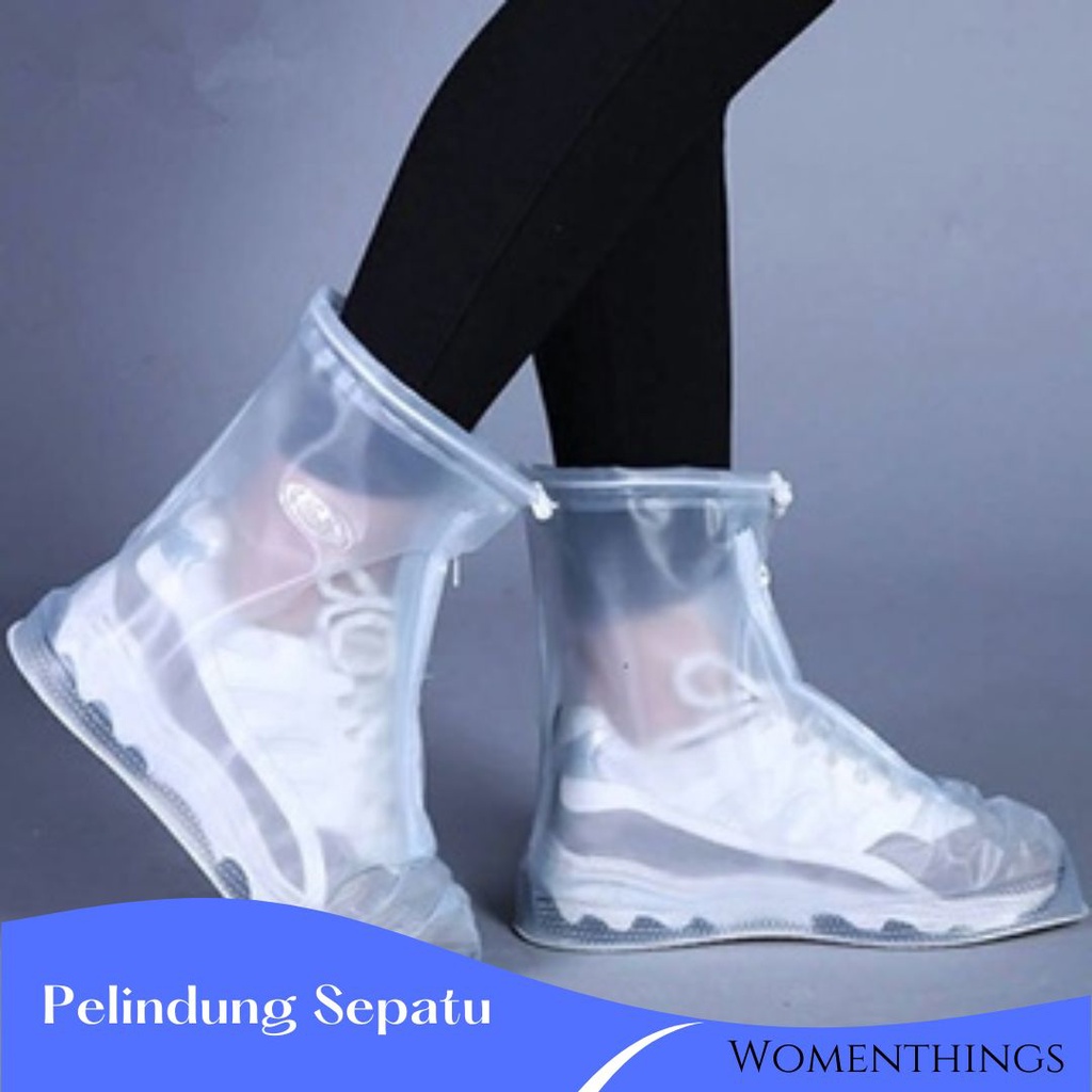 Jual Pelindung Sepatu dari Hujan Anti Air Cover Sepatu Sarung Sepatu Uk ...