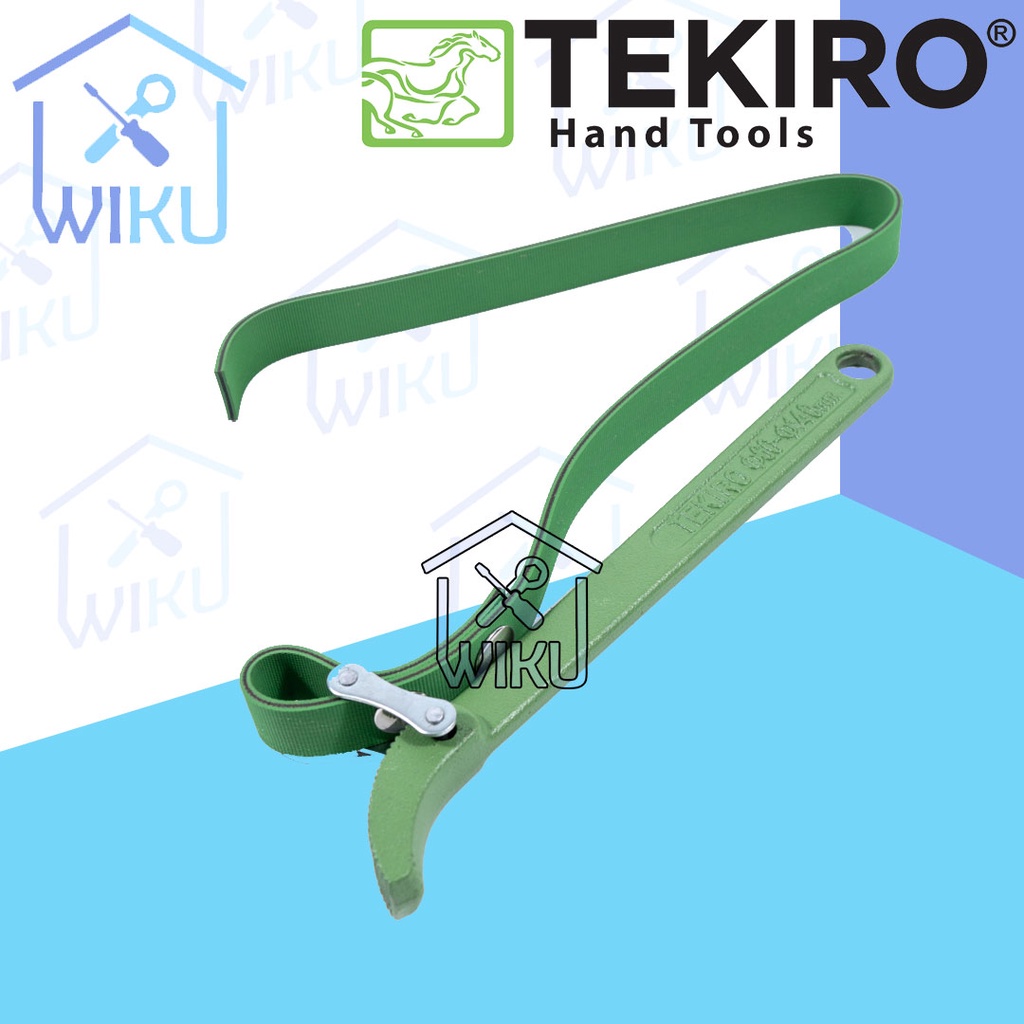 Jual TEKIRO Kunci Pembuka Filter Oli Sabuk Mobil 9" Oil Belt Filter ...