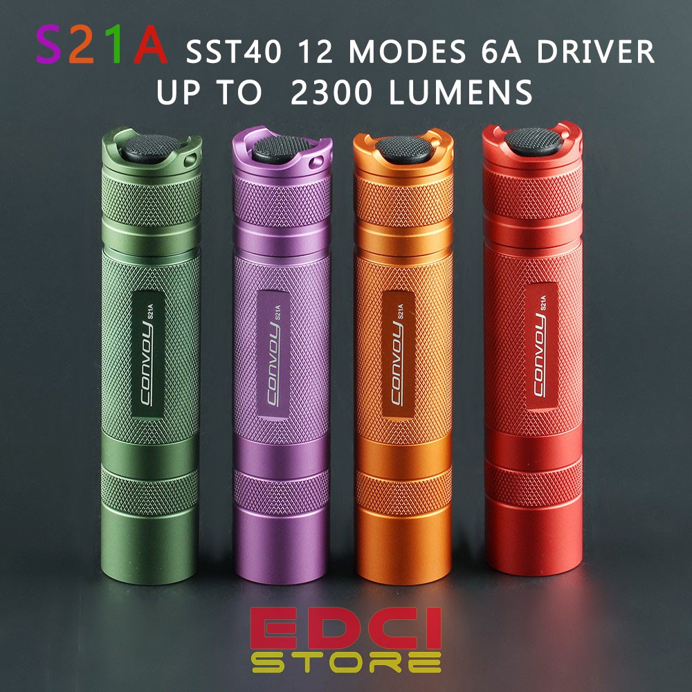 Jual Senter Convoy S21A SST40 6A Driver 2300 Lumens | Shopee Indonesia