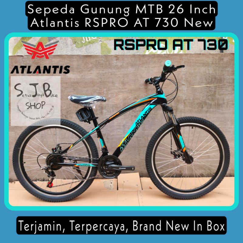 Jual Sepeda Gunung MTB 26 Inch ATLANTIS RSPRO AT 730 New Steel Hi-Ten ...