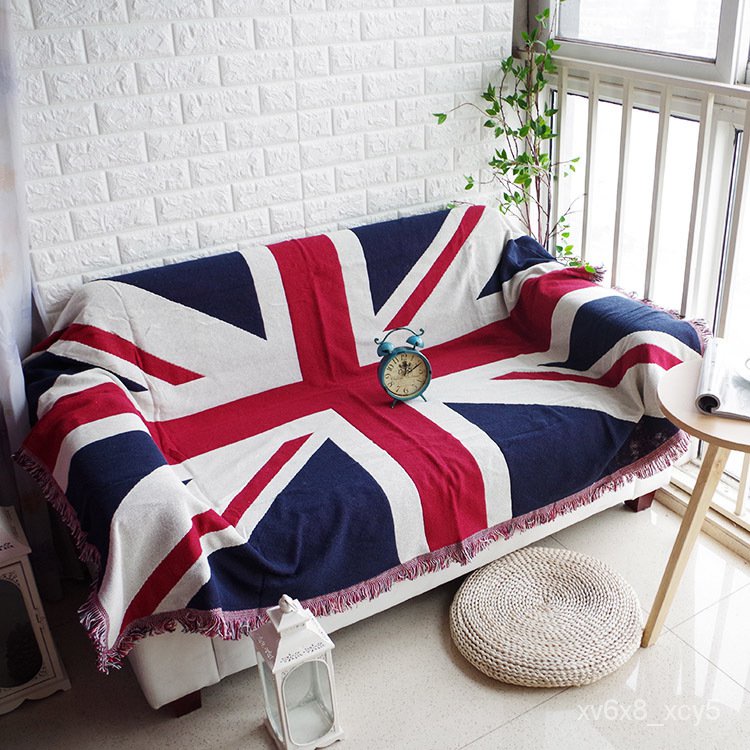 Jual British Union Flag Sofa Cover Sofa Handuk Tertutup Penuh Sofa ...