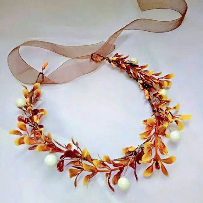 Jual Flowercrown - simple flower crown / Mahkota bunga flowers ...