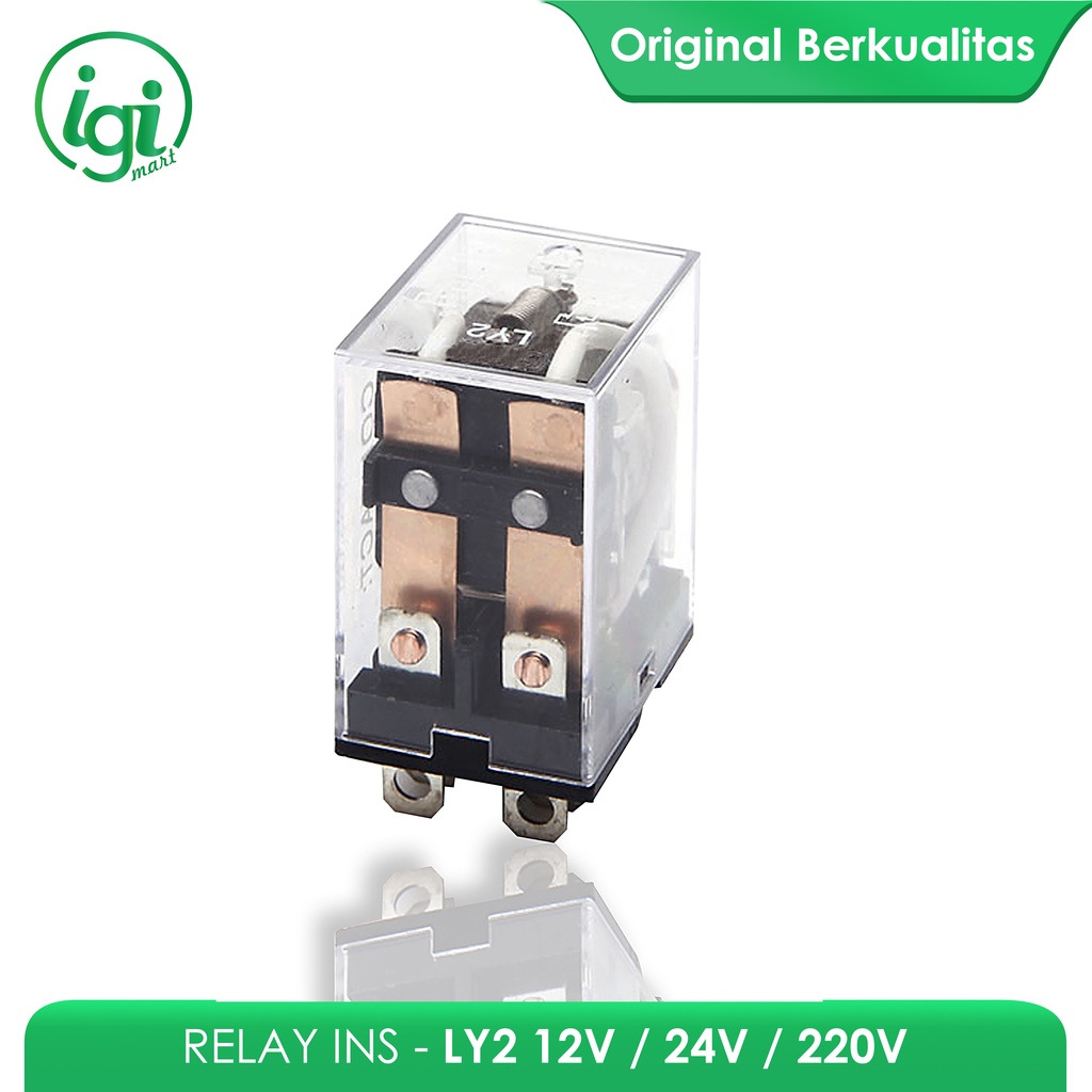 Jual RELAY LY2 12V INS / RELAY LY2N 24V INS / RELAY LY2-N 220V 8 PIN | Shopee Indonesia