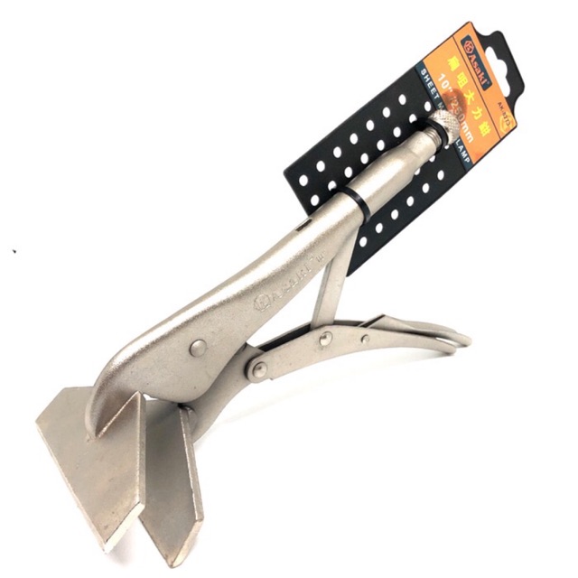 Jual tang catok 10" penjepit besi las asaki original sheet metal clamp ...