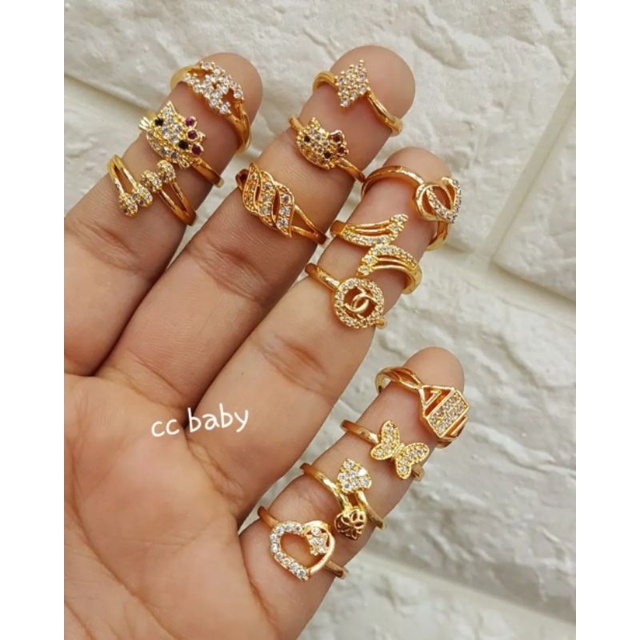 Jual Cincin Baby lapis emas 18k | Shopee Indonesia