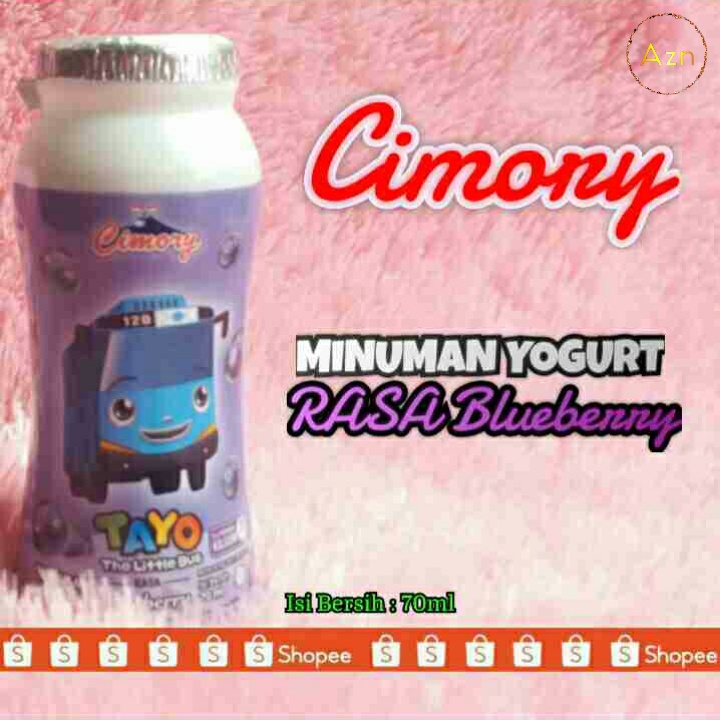 Jual Cimory botol kemasan 70ml minuman yogurt rasa blueberry | Shopee Indonesia
