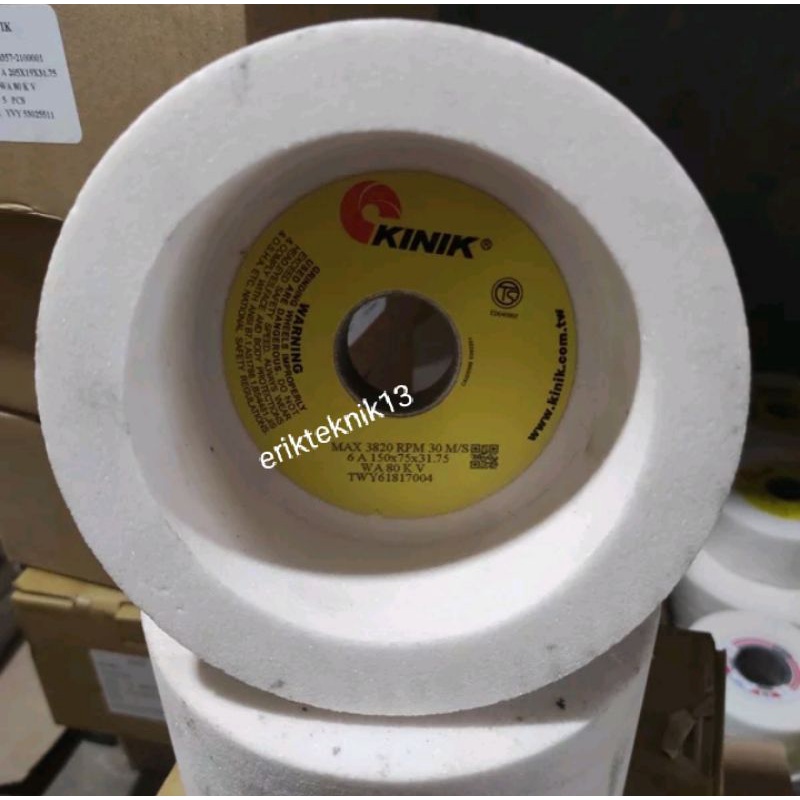 Jual batu gerinda mangkok KINIK setargt weel WA 46 kv 6A 150 x 75 x 31 ...