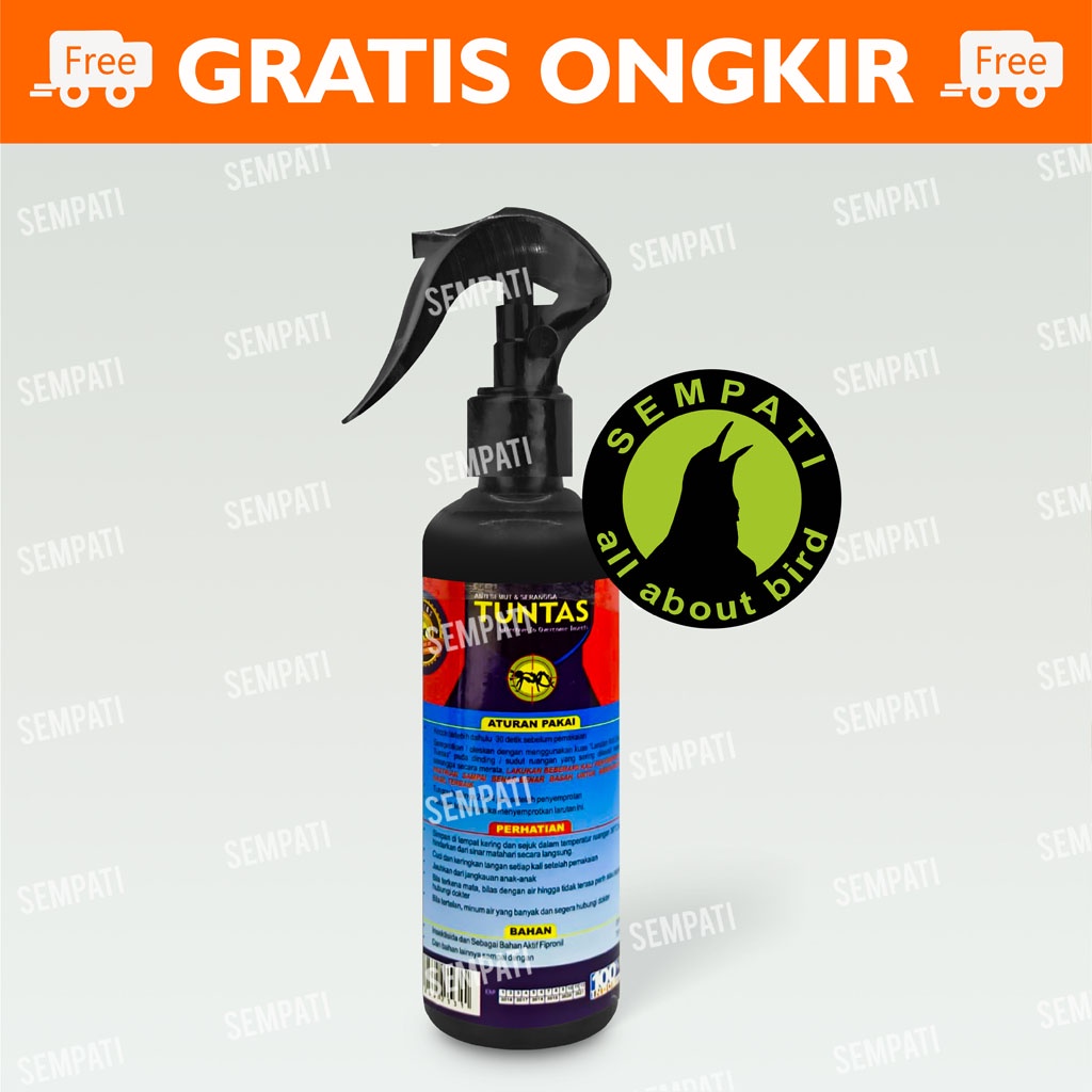 Jual TUNTAS DESINFEKTAN OBAT BURUNG PEMBERSIH SANGKAR PEMBASMI SEMUT ...