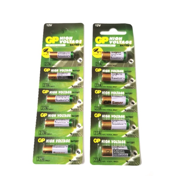 Jual baterai 23A, 27A baterai remote control alarm motor mobil bell ...