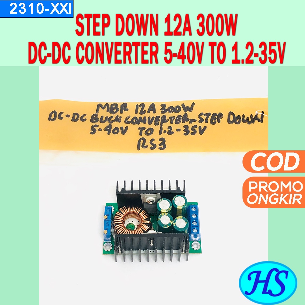 Jual MODUL MBR 12A 300W DC Buck Step Down | Shopee Indonesia