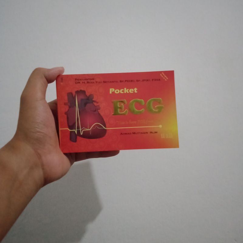 Jual Pocket ECG ( Saku ECG ) Penulis: Dr. Ahmad Muttaqin'Alim | Shopee Indonesia