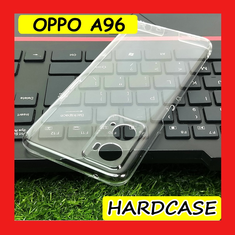 Jual Oppo A96 - Clear Hard Case Casing Cover Transparan Mika Bening ...