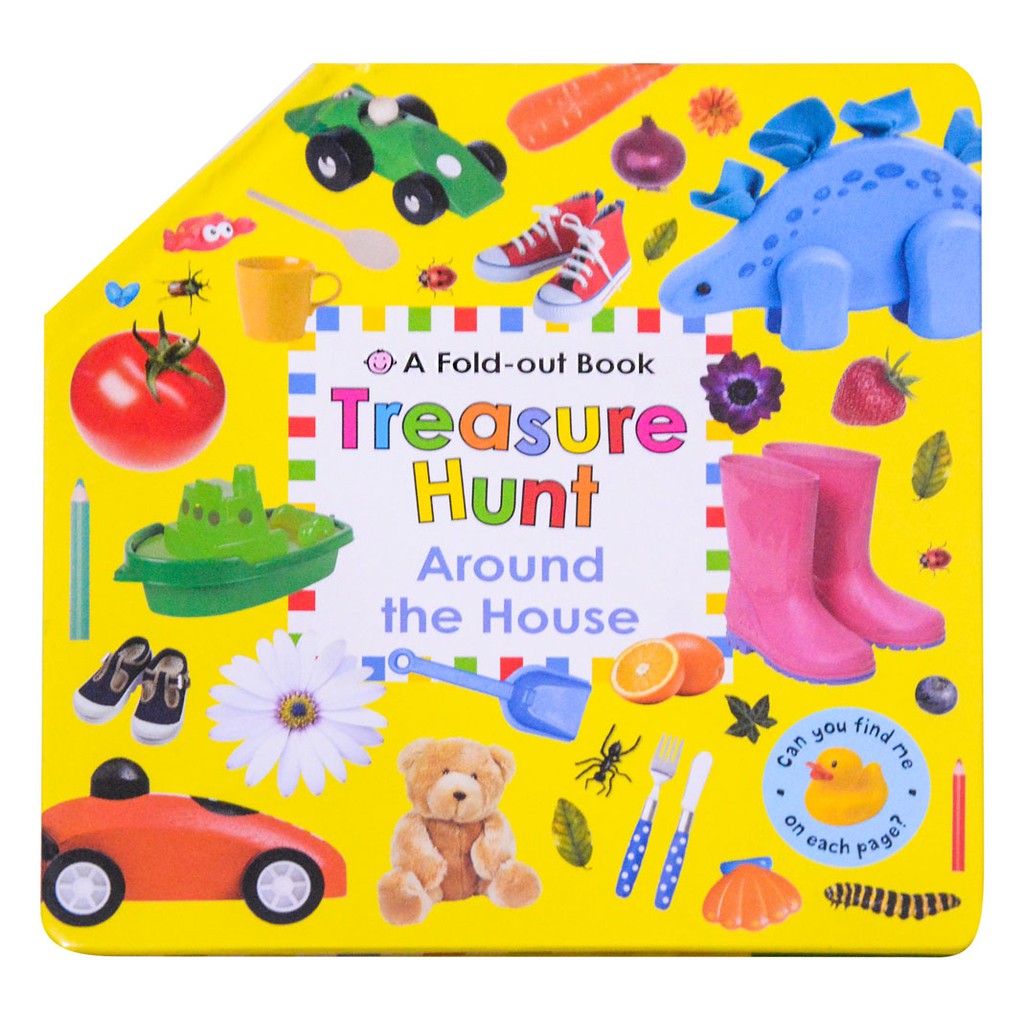 Jual Buku Import Anak Fold Out Book - Treasure Hunt Around the House ...