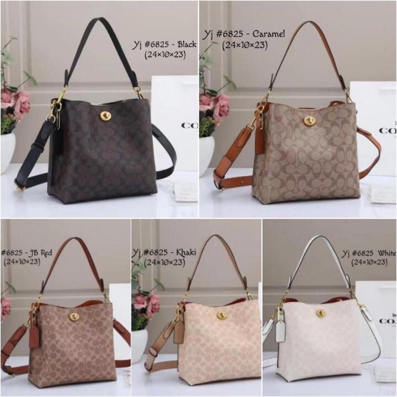 Jual COACH CHARLIE Bucket Bag In Signature | Shopee Indonesia