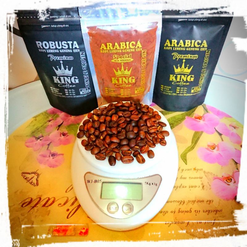 Jual King Coffee, kopi arabika premium, 500 gram kopi asli, 100% ori ...