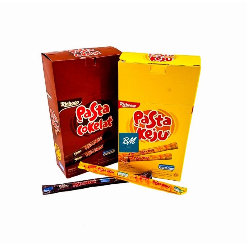 Jual Nabati Pasta Keju dan Cokelat isi 30 Pcs / Richeese Nabati Pasta ...