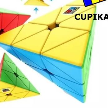 Jual Rubik Pyraminx MoYu Meilong Pyraminx MFJS Stickerless Original ...