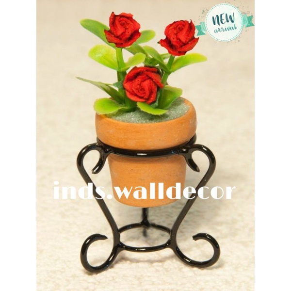 Jual Standing Pot Bunga Meja Mini Bahan Besi Minimalis Murah | Shopee ...