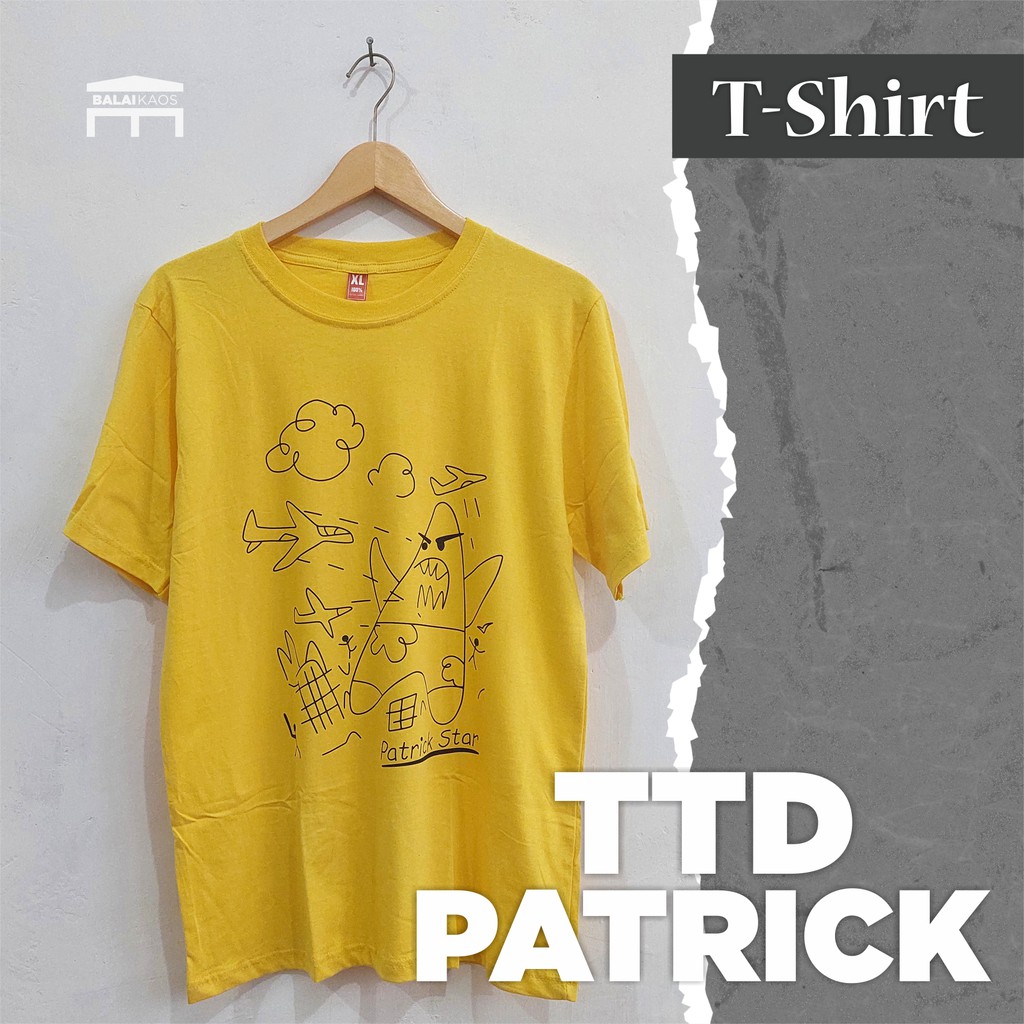 Jual BEST SELLER!! KAOS DENGAN DESAIN TANDA TANGAN PATRICK PREMIUM ...