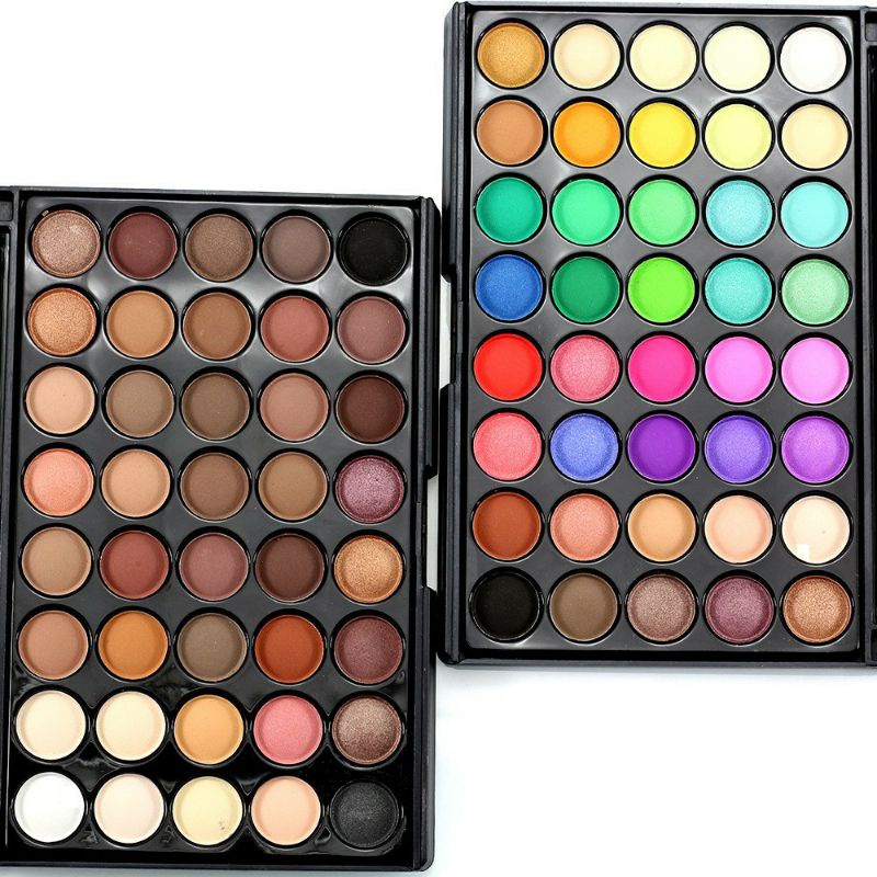 Jual PopFeel eyeshadow palette 40 warna natural dan full color ...
