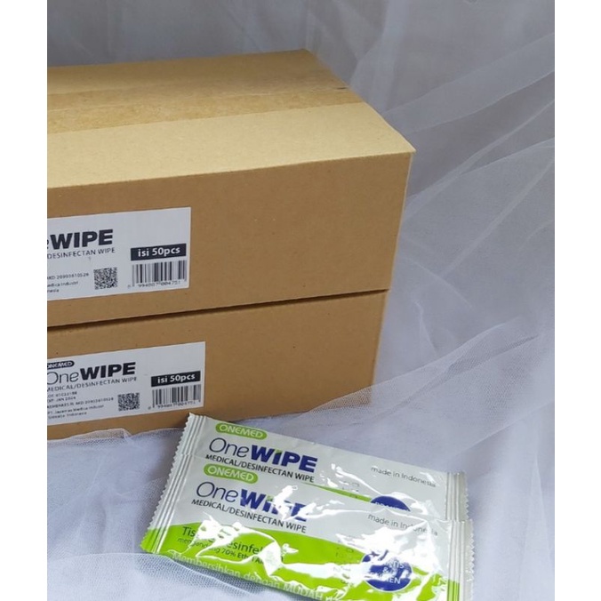 Jual Aseptic & Disenfectan Wipe Onemed Per pcs | Shopee Indonesia