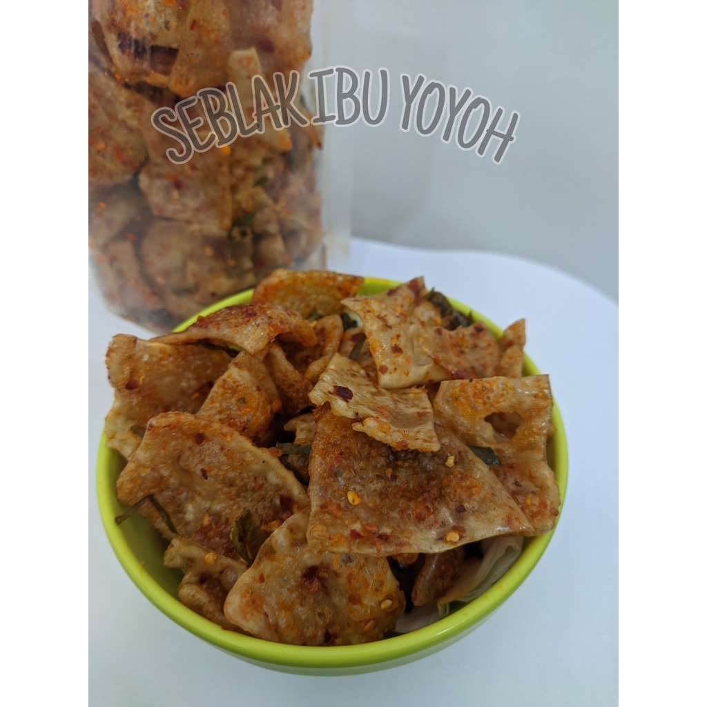 Jual Dapur seblak - seblak keripik elod pedas gurih | kemasan 1kg ...