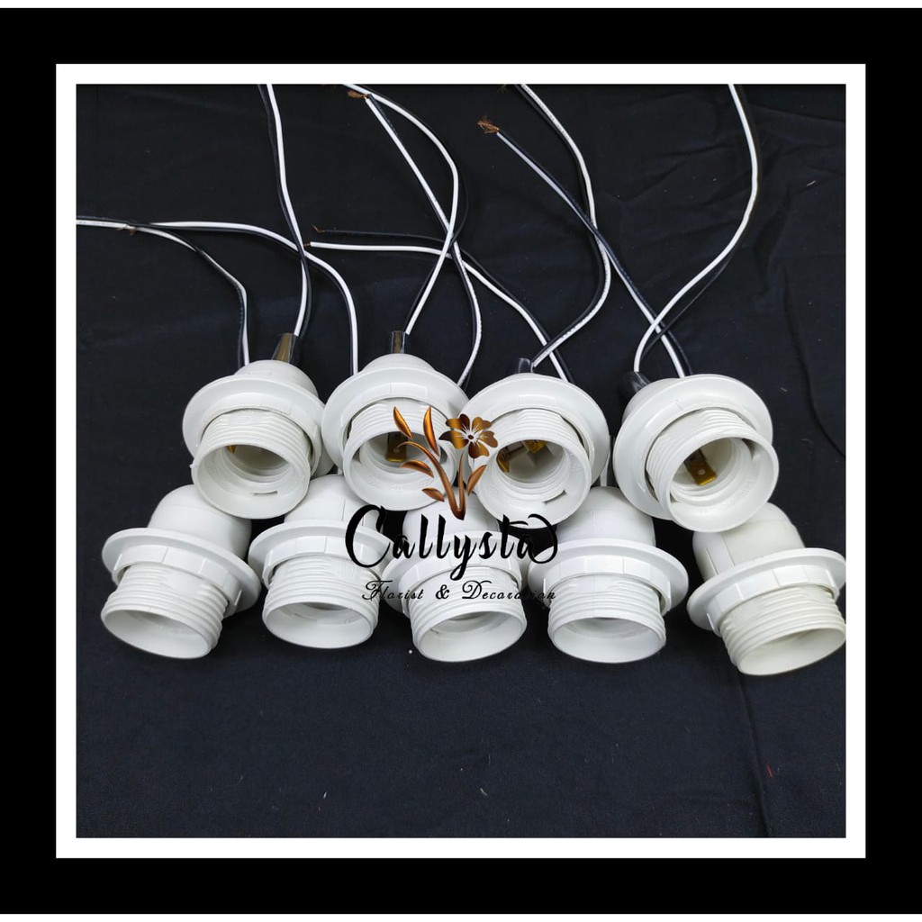 Jual FITTING LAMPU UNTUK LAMPUSTANDING DEKORASI E27/ FITING DEKOR MURAH ...