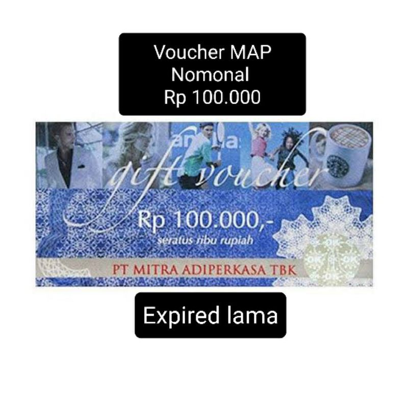 Jual Voucher belanja MAP ( Mitra Adi Perkasa) Nominal 100000 | Shopee ...